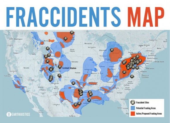 Fracking across the United States – Fraccidents Map – Eurochicago.com