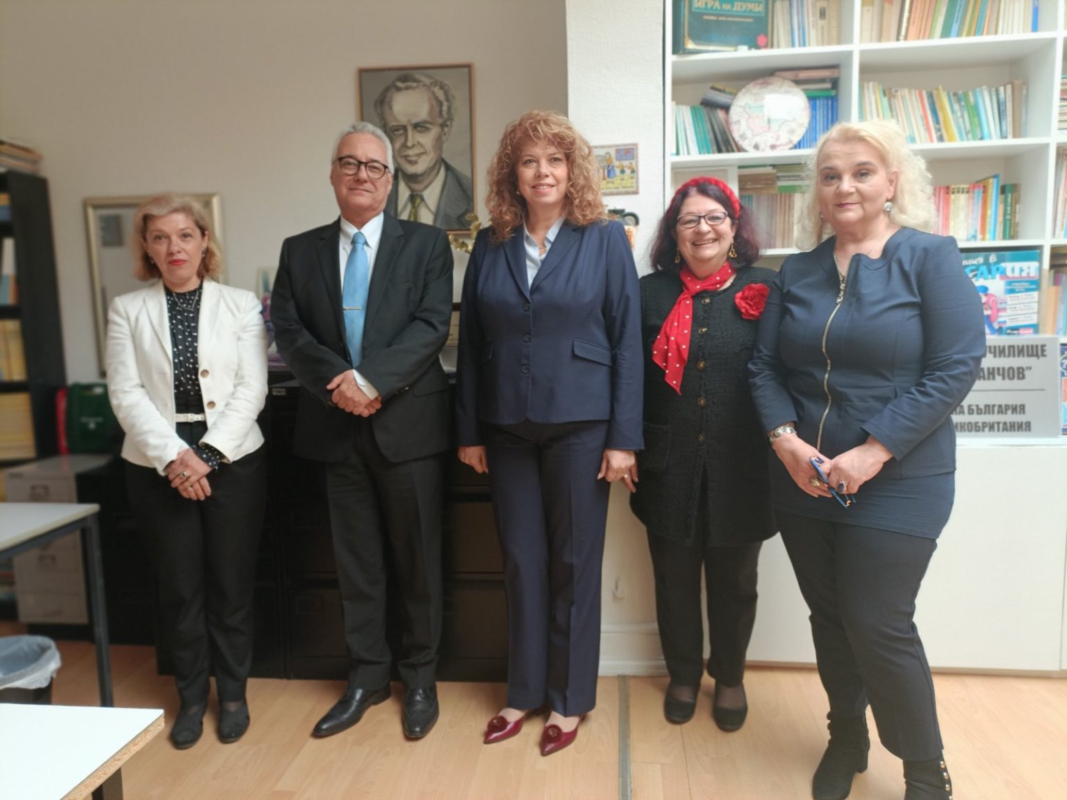 Посещение на вицепрезидента Йотова в БУ „Иван Станчов“ Лондон